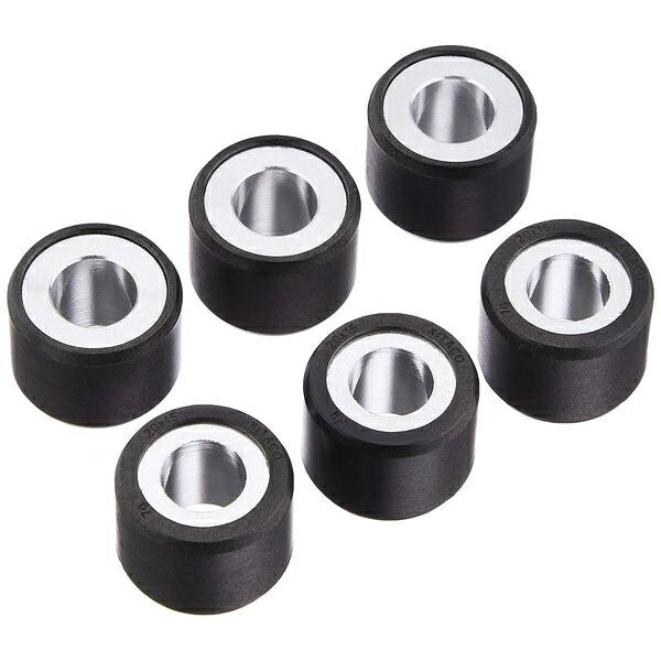 ●φ20.0×15.0mm・6個入りで、7.0g設定の変速調整に対応する高耐久ウエイトローラーです。外径φ20.0×幅15.0mm、7.0g仕様の6個入りで、プーリー内部の高熱・高圧環境下での使用を想定したウエイトローラーです。エンジニアリ...