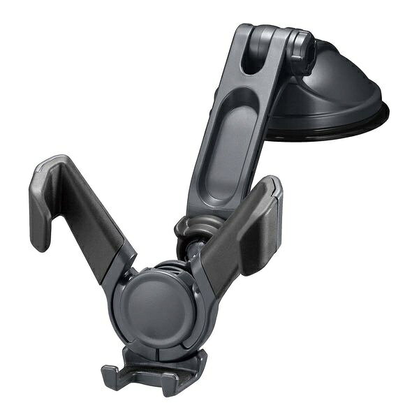 ダッシュボードに強力な吸盤で取付けるロングアーム仕様の車載スマホホルダー、ウィングキャッチ式Wロック採用。ダッシュボードに強力な吸盤で取り付ける車載スマホホルダーです。ベースからホルダーを結ぶアームが長く、スマートフォンの画面をフロントウィ...