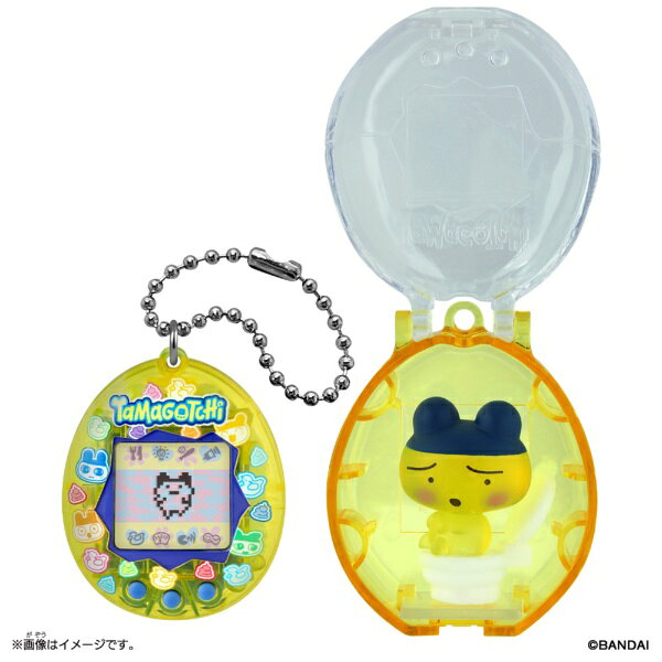 Original TamagotchiとTamagotchi Collectiblesがセットで登場！ 「うんちとまめっち」がモチーフのポップなデザインのオリタマと、クリア仕様のPoop Timeのフィギュア＆ケースの、まめっち好きにぴった...
