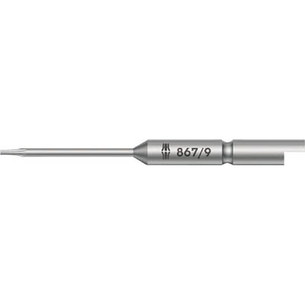 ■トルクスプラス［［R下］］ねじ専用ビットです。■電子部品などの組み立て作業に最適です。【用途】・適合メーカー： ハイオスなど。【仕様】・刃先： TP8・全長（mm）： 70・差込： 4mm半月（ハーフムーン）・真空熱処理済・防錆処理済み