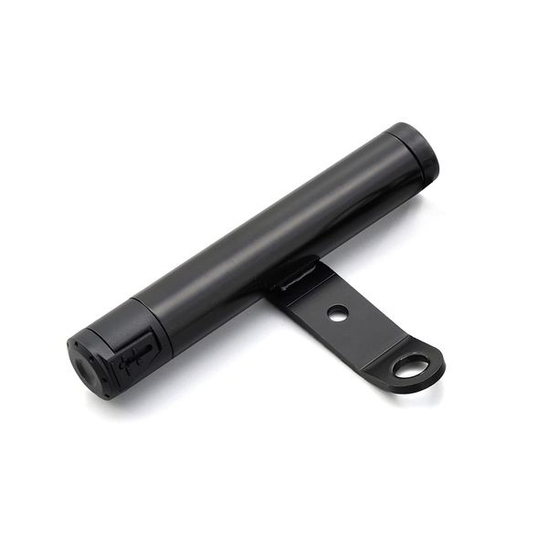 USB 5V2.1A出力と全長100mmショートバーを一体化したミラークランプ式電源バー。USBソケット付きのショートバーで、ハンドルまわりの配線をすっきりまとめながらモバイル機器の充電に対応します。ミラー取付部へ装着でき、バーリングワッシ...
