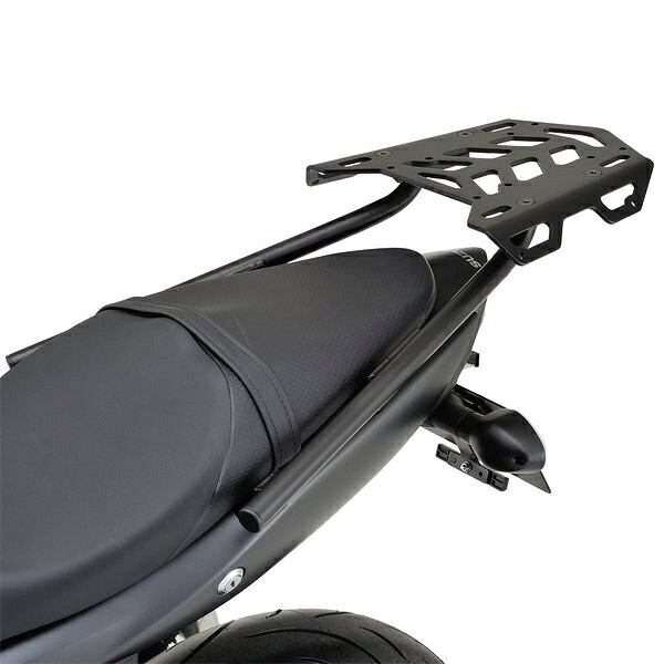 アルミトッププレート採用、SV650 ABS用の専用リアキャリア。アルミトッププレートを備えたSV650 ABS向けの車種専用キャリアです。最大積載重量4kgに対応し、取り付けにはサイドカバーの加工が必要です。GIVIモノロックケースに対応...