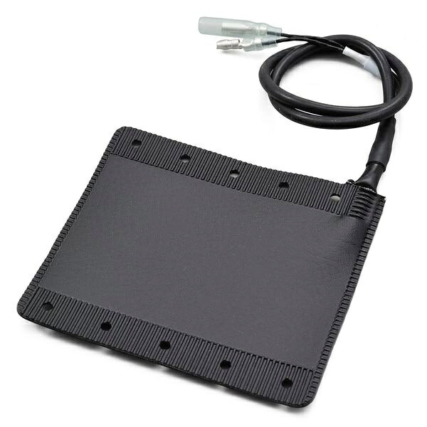 巻き付け式EASY USB用シートヒーターの左側補修部品。左側の故障時の部分交換に最適です。巻き付け式ホットグリップ「EASY USB(105mm)」用の補修シートヒーター左側パーツです。既に装着済みのシートヒーターが左側のみ故障・劣化した...