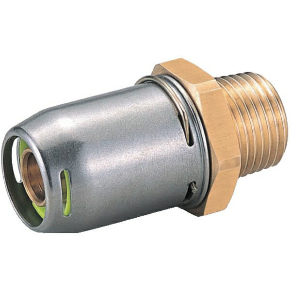 樹脂管用ワンタッチ継手■ あらゆる樹脂パイプに完全ワンタッチ接続JIS規格の樹脂パイプ（XPE（M種）・PB）であれば、メーカーや管種にこだわることなく接続が行えます。パイプの挿入後、内部スプリングが止水用Oリングを圧縮し、確実な止水効果を...