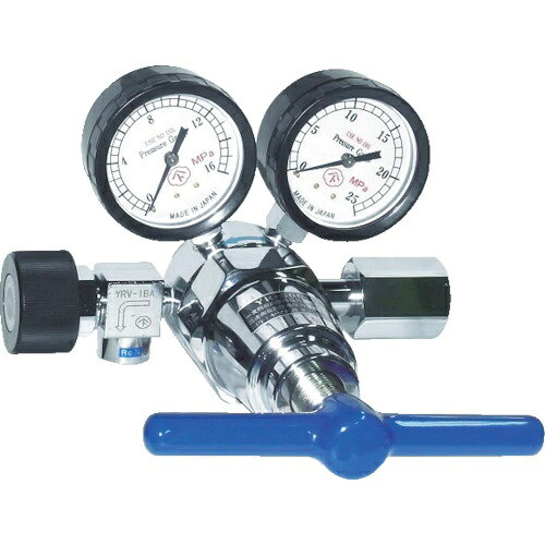 ■ストップバルブ付の高圧調整器です。（YR-5061H-R-11N01-2221のみ）■ストップバルブ付の高圧調整器です。【用途】・高圧充填、気密試験、耐圧試験等に使用できます。【仕様】・入口接続： W22-14（右）・流体： 窒素・空気・...