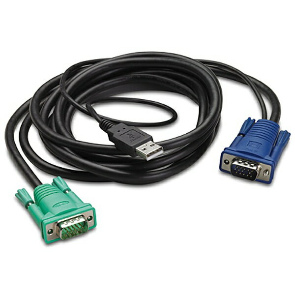 【対応OS】Windows、Sun、Unix、Linux に対応 シュナイダーエレクトロニクス（旧APC）LCD/KVM USB ケーブル（1.8m） AP5821