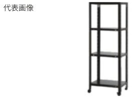 特長支柱正面に穴が少なくデザインにこだわった軽量ラックです。用途収納・保管・陳列・整理棚として