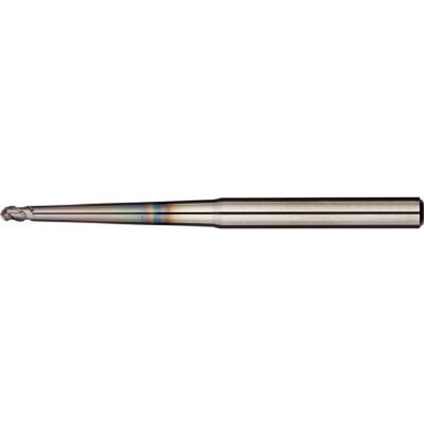 「無限コーティングプレミアム」ロングテーパーネックボールエンドミル（3枚刃）です。