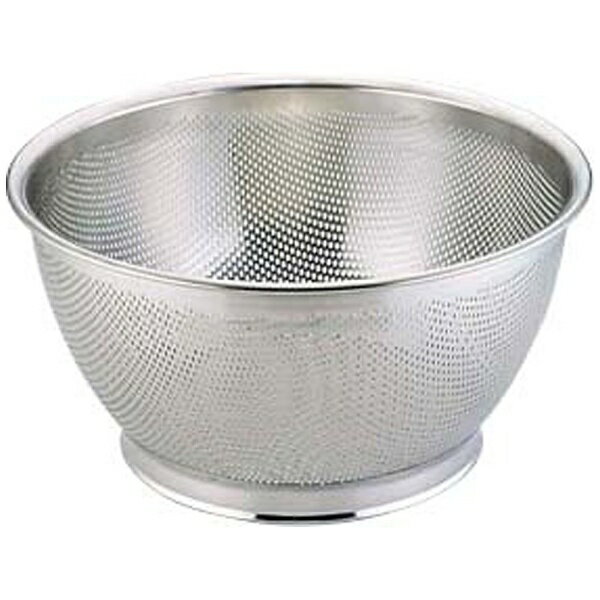 ■ほつれがないので、針金が折れて食品に混入する心配がない。■カスがつまりにくく、水だけで汚れが取れるので洗いやすい。■錆に強く丈夫で衛生的。■パンチング穴径:2.2mm■成形上、商品、サイズ等により目の形状や大きさが多少異なります。