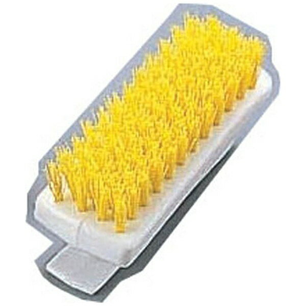 ■力を込めて洗浄する汚れのひどい機器表面や天板の巻こみ部の洗浄に。■吸水性が少なく耐薬品性、疲労抵抗に優れたポリエステルは洗浄力が強く食品産業用として最適なブラシファイバーです。■材質:ハードポリエステル■耐熱温度:130℃