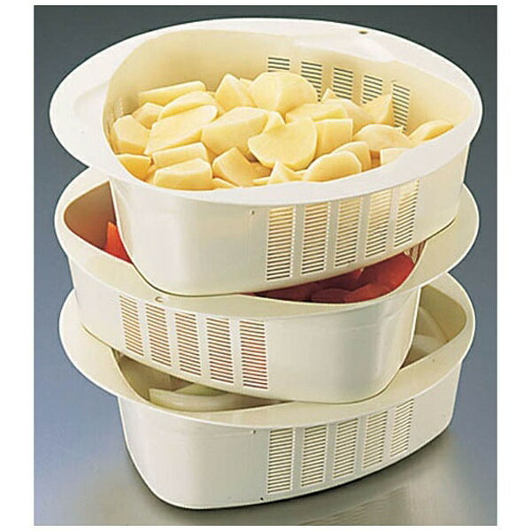 ■食材や料理を入れたまま重ねる事が出来るため、仕込み・保存・陳列販売等の際の省スペース化を実現します。■＜ASTE0＞のネスティングボールと組み合わせて使用できます。■材質:ポリプロピレン■耐熱温度:120℃