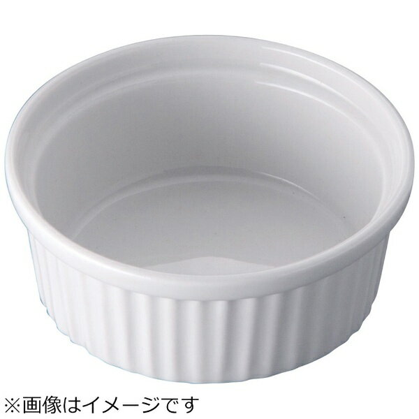 オーブンや電子レンジで使用できる耐熱性陶器のスフレです。400℃までの耐熱性があり、洗浄機にも対応しています。直火での使用はできません。