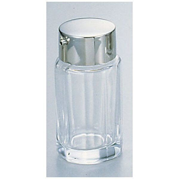 吉沼硝子の♯80ソース入れは、18-8ステンレスとガラスを使用した、シンプルで上品なデザインが特徴です。#80シリーズの本体はガラス製で、耐久性にも優れています。