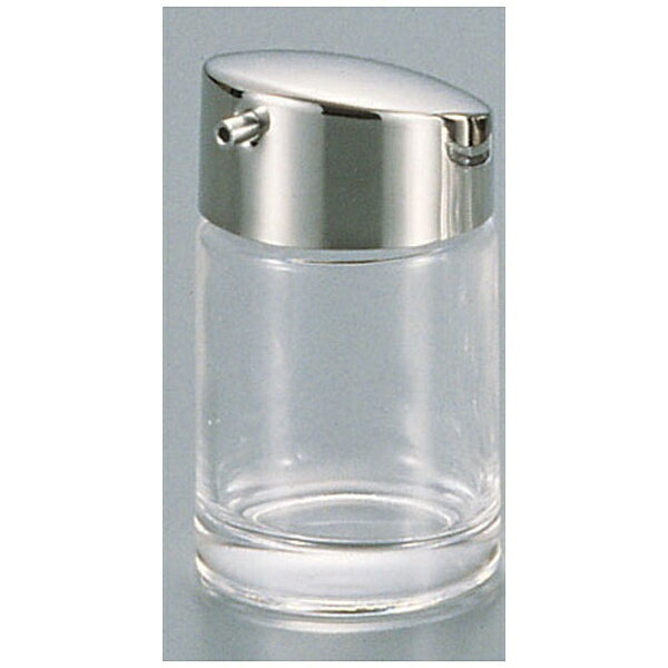 吉沼硝子製の#900シリーズ醤油入れです。ガラス製の本体に18-8ステンレスを使用し、φ52×H92mm、容量90mlと使いやすいサイズ感です。