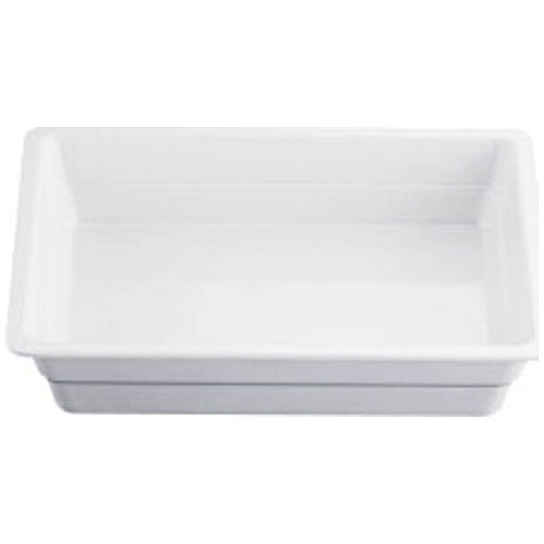 軽くて丈夫なメラミン樹脂製のガストロノームディッシュです。陶器のような美しい見た目で、傷つきにくく耐久性にも優れています。チップの心配も少なく、扱いやすいのが特徴です。オーブンやフードウォーマーでは使用できません。