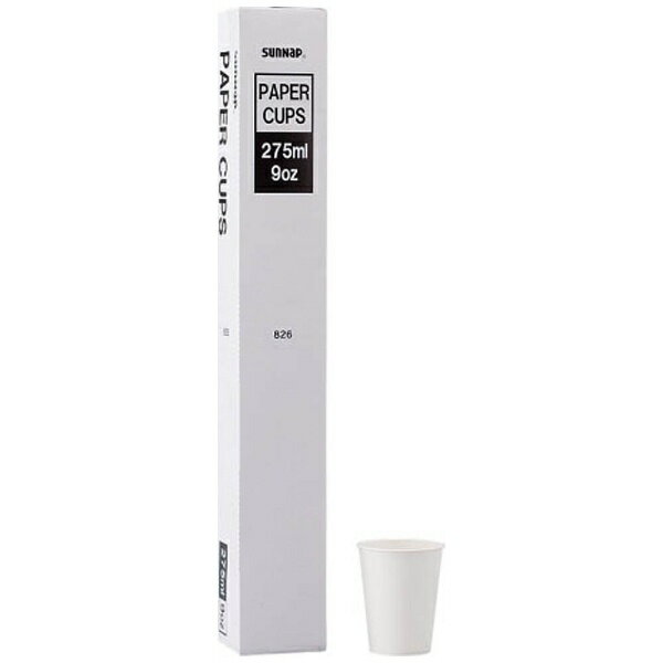 275ml容量の使い勝手の良いペーパーカップです。バージンパルプ100％使用で安心安全。100個入りで業務用にも最適です。