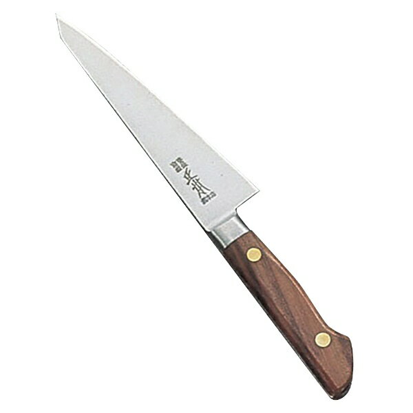 刀身に最高級炭素鋼を使用した、正本総本店の最高級炭素鋼シリーズ「骨すき」■包丁の仕様・形状：骨スキ・ガラスキ型・刃型：両刃・刃渡りサイズ：14.5cm■ツバ付き、紫丹ハンドル■最高級炭素鋼シリーズ（2021年4月時点取り扱い）・ペティーナイ...