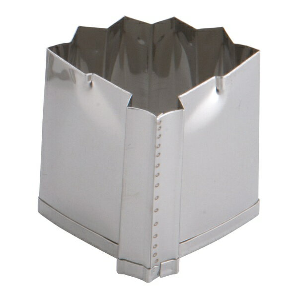 ステンレス製抜型「鉄扇」■オールシーズンのアイテム　季節に関係なくご使用いただけます。■3サイズ　大・中・小の3サイズがあります。　※3サイズのセットもご用意しています。※手造りの為、サイズに若干の違いがある場合がございます。あらかじめご了...