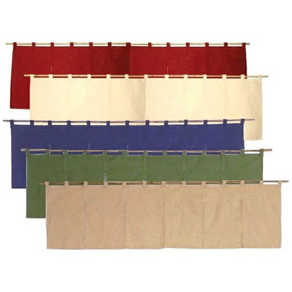 綿65％麻35％の素材でできた、落ち着いたボルドー色のカウンターのれん。お店の雰囲気を上品に演出します。のれん棒は別売です。竹のれん棒1間用のみ対応しています。