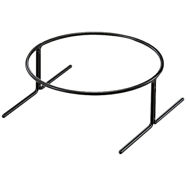 スチール（PEコーティング）製の丸形メッシュスタンドです。直径275mm、高さ195mm。シンプルで使いやすいデザインです。メッシュトレイは別売りです。