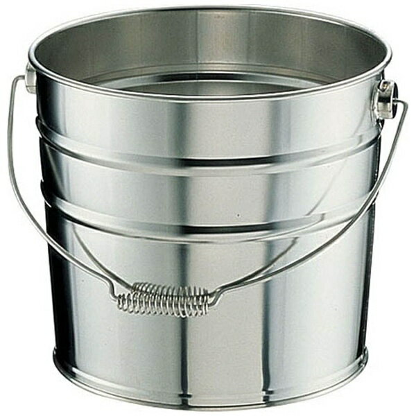 18-8ステンレス製の丈夫で清潔なバケットです。15Lの大容量で、様々な用途にお使いいただけます。お手入れも簡単なので、厨房や食品工場などでの使用に最適です。