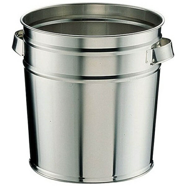 丈夫で長持ちするステンレス製のバケットです。お手入れも簡単なので、厨房での使用に最適です。サイズはφ300×260mm、容量は13Lです。