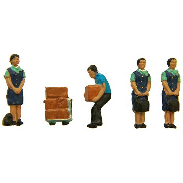 リアリティあふれる演出には欠かせない人形シリーズに国鉄時代と現代の乗務員や、寝台特急「カシオペア・北斗星」に乗務するアテンダント、グリーン車に乗務するグリーンアテンダントが登場。ブルートレインはもちろん、電車やディーゼルなどを再現するのにぴ...