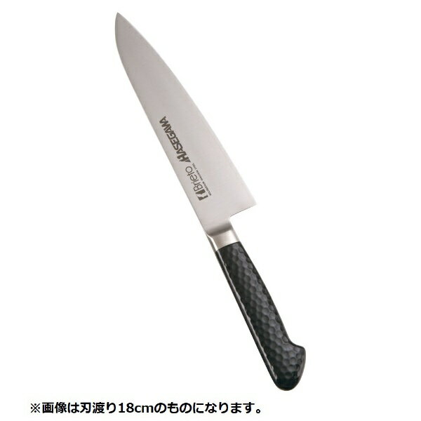 Brieto-M11 PRO DPSシリーズの包丁本体を使用、抗菌仕様ハンドルの「牛刀」■包丁の仕様・形状：牛刀（洋刃）型・刃型：両刃・刃渡りサイズ：27cm・ハンドルの色：ブラック■Brieto-M11 PRO DPSシリーズの包丁本体　...