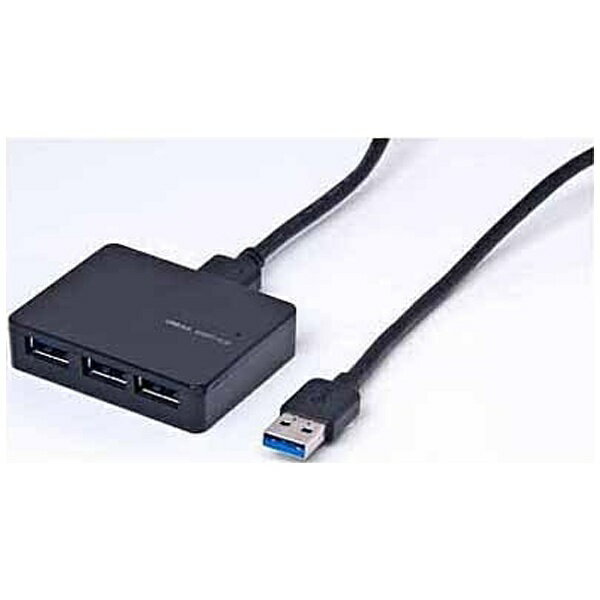 〔USB3.0ハブ（4ポート）：バスパワー・Mac／Win〕超高速でデータを転送できる。■ 給電無しでポータブルHDDを使える■ 超高速でデータを転送できるUSB3.0規格■ 着脱式80cmケーブル付属 ナカバヤシUH3024BK USB3...