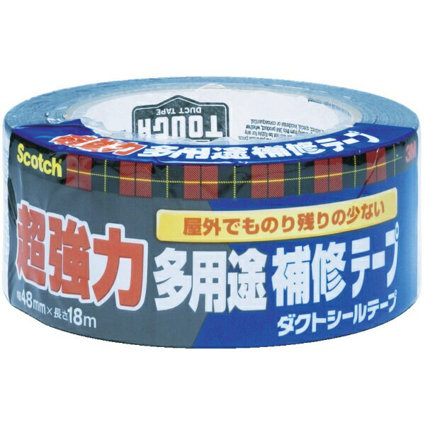 ■耐候性に優れています。■屋外に貼ってものり残りが少ないタイプです。【用途】・ブロック、ベニヤ板などの多孔質の接着に。【仕様】・色： ダークグレー・幅（mm）： 48・長さ（m）： 18・厚さ（mm）： 0.33・テープカット条件： 手で切...