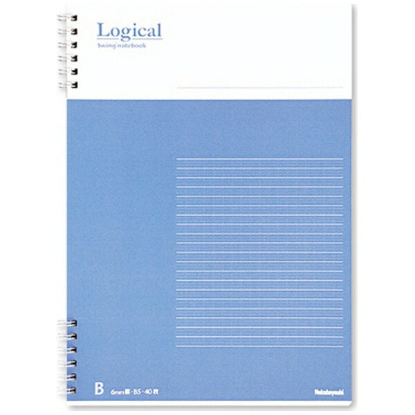 ●サイズ：ヨコ182×タテ257mm（B5）●紙質：上質紙●仕様：B罫（6mm）・35行・40枚