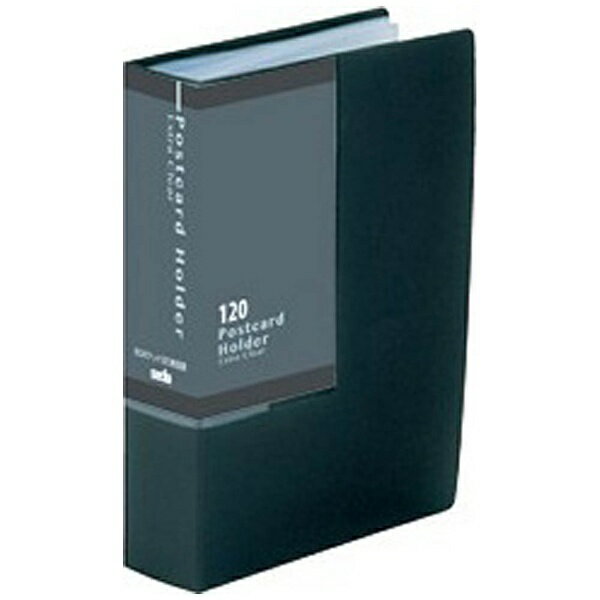 はがきや写真を美しく見せる！高透明ポケット採用の（1段/60ポケット/120枚収納）はがきホルダー■高透明ポケットだからポストカードやKGサイズの写真収容に最適。コレクションファイルとしてもおすすめ！■出し入れしやすいタテ入れタイプのポケッ...