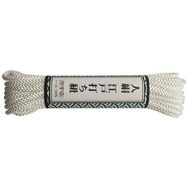 ■色落ちを抑制する堅牢染めです。【用途】・和風装飾・手芸・ホビー材として。【仕様】・色： 白・標準幅（mm）： 3・長さ（m）： 5.5・線径（mm）： 3・パッケージサイズ幅（mm）： 50・パッケージサイズ高さ（mm）： 165・パッケ...