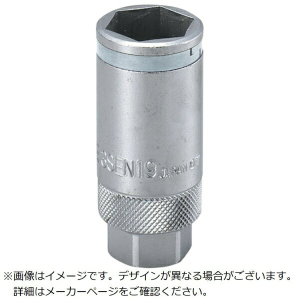 ■電子制御エンジンの各種センサー着脱専用ソケットです。■早回しに便利なローレット加工仕上げです。【用途】・電子制御エンジンの各種センサー着脱専用。【仕様】・差込角（mm）： 9.5・対辺寸法（mm）： 24・全長（mm）： 60・対辺形状：...