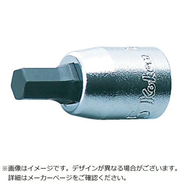 ■六角穴付ボルト用のヘックスビットソケットです。■ラチェットハンドルを始めとする各種ハンドル類と組み合わせることにより、L型レンチでは不可能な箇所での作業が可能となります。【仕様】・差込角（mm）： 6.35・対辺寸法（mm）： 4・全長（...
