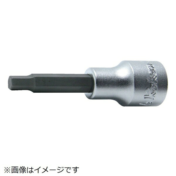 ■6角穴付ボルト用のヘックスビットソケットです。■ラチェットハンドルを始めとする各種ハンドル類と組み合わせることにより、L型レンチでは不可能な作業が可能となります。画像はイメージです。実際の商品とは色やサイズなどが異なる場合がございます。