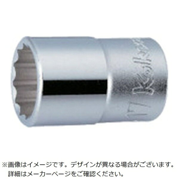 ■ボルト/ナットに接する開口部（12角）はもちろんのこと、差し込み側の四角駆動部にも角を傷めずハイトルクを確実に伝える面接触のフラットドライブを採用しています。【仕様】・差込角（mm）： 12.7・対辺寸法（mm）： 38・全長（mm）： ...