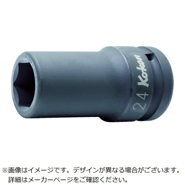 ■ボルト/ナットに接する開口部（6角）はもちろんのこと、差し込み側の四角駆動部にも角を傷めずハイトルクを確実に伝える面接触のフラットドライブを採用しています。【仕様】・差込角（mm）： 19.0・対辺寸法（mm）： 24・全長（mm）： 7...