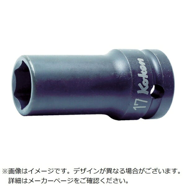■ボルト/ナットに接する開口部（6角）はもちろんのこと、差し込み側の四角駆動部にも角を傷めずハイトルクを確実に伝える面接触のフラットドライブを採用しています。【仕様】・差込角（mm）： 12.7・対辺寸法（mm）： 22・全長（mm）： 6...
