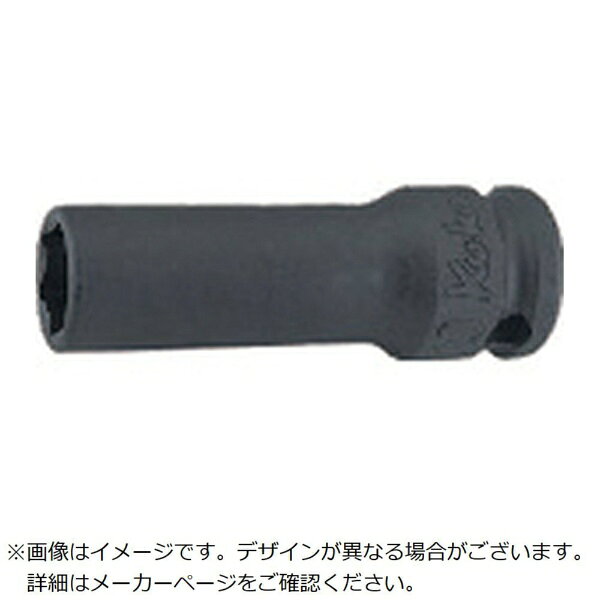 ■ボルト/ナットに接する開口部（6角）はもちろんのこと、差し込み側の四角駆動部にも角を傷めずハイトルクを確実に伝える面接触のフラットドライブを採用しています。【仕様】・差込角（mm）： 9.5・対辺寸法（mm）： 8・全長（mm）： 50・...
