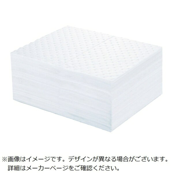 ■重層構造に圧着されたポリプロピレンシートが優れた吸収性と高い保有性で吸収した油を保持します。■中央にミシン目が入っているので半分にカットして使用も可能です。【用途】・オイル用。・油漏洩対策用。【仕様】・油吸収量（L/箱）： 96・縦（mm...