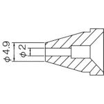 【仕様】・寸法（mm）内径×外径： 1.6×3.5・白光　ノズル／1.6mm 画像はイメージです。実際の商品とは色やサイズなどが異なる場合がございます。