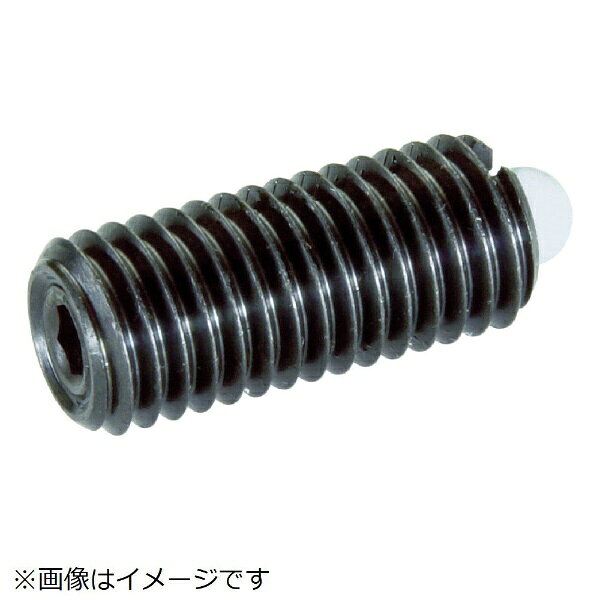 ■本体スチール製・ピンが樹脂製の六角穴とマイナス溝付スプリングプランジャーです。■本体ねじ部を回すことにより、ピンの押付圧を調整可能。位置決め、固定用。 画像はイメージです。実際の商品とは色やサイズなどが異なる場合がございます。