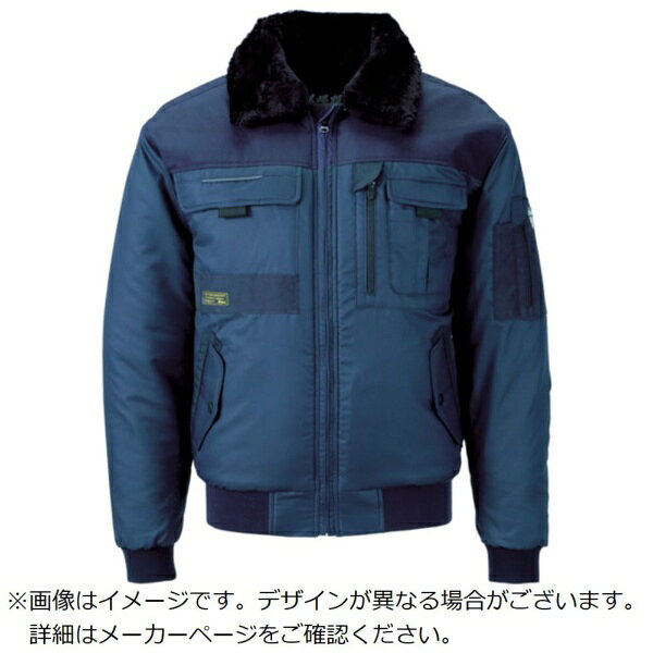 ■見た目の格好良さと抜群の防寒性、過酷な環境でも快適な防寒服です。【用途】・現場作業用。【仕様】・色： 紺・サイズ： LL・着丈（cm）： 70・胸囲（cm）： 123【材質／仕上】・表： ポリエステル100％・裏： ポリエステル100％・...