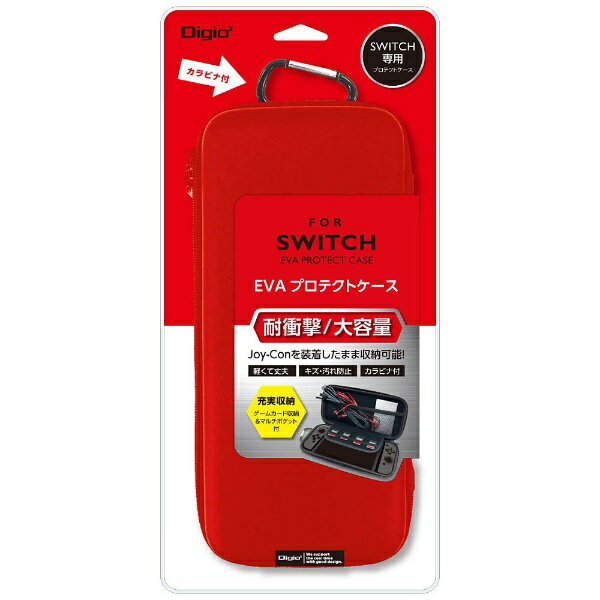 Joy-Conを装着したまま収納可能。SWITCH専用EVAプロテクトケース。■EVA素材を使用、キズ・衝撃からSWITCH本体を守ります。■内側の起毛素材がSWITCH本体をやさしく保護します。■取り出しやすいダブルファスナーを採用。■軽...