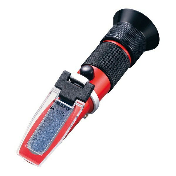 そばつゆやうどんつゆの濃度、塩分濃度を簡単に測定できる濃度計です。汁濃度は0〜56％、食塩水は0〜28％の範囲で測定可能です。プリズムに液体をたらすだけで測定できます。