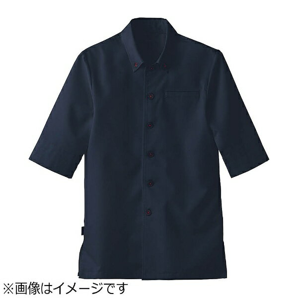 ■このショップコートは、サイズ：Sサイズ、色：スミクロになります。■消臭機能素材｢サバービア｣を採用。 ｢すだれ｣のような立体構造で通気性に優れ、サラッとした着ごこちです。涼しさは抜群です。■スッキリとした袖まわりで、腰高スタイルに仕上げて...