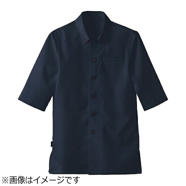 ■このショップコートは、サイズ：4Lサイズ、色：スミクロになります。■消臭機能素材｢サバービア｣を採用。 ｢すだれ｣のような立体構造で通気性に優れ、サラッとした着ごこちです。涼しさは抜群です。■スッキリとした袖まわりで、腰高スタイルに仕上げ...
