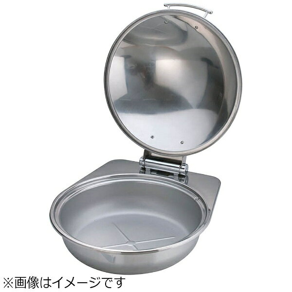 ■IH調理器を熱源として使用できるチェーフィングディッシュです。火を使わないで保温できるので安全・安心です。■別売のスタッキングスタンドを使用すれば、固形燃料でもお使いいただけます。■湯煎式タイプです。■ドームカバー（蓋）は油圧によりゆっく...