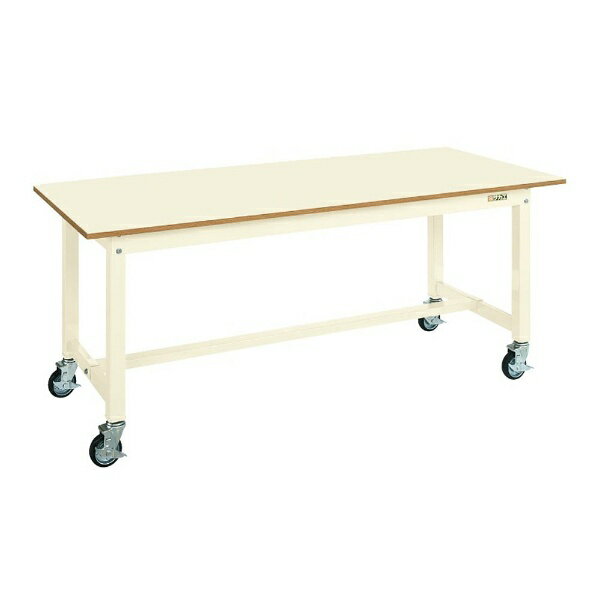 本体は角パイプ（構造用鋼管）を使用しているため非常に堅牢でしかもホコリが溜まりません。仕様■外寸：W1200×D750×H740mm■カラー：アイボリー■質量：31kg■天板サイズ：1200×750×21mm■天板材質：ポリウレタン天板■天...